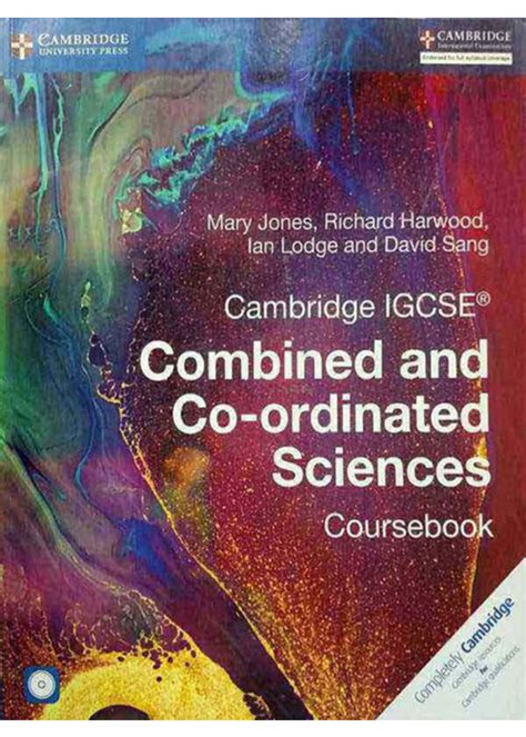 Cambridge Igcse® Combined And Co Ordinated Sciences Coursebook With Cd