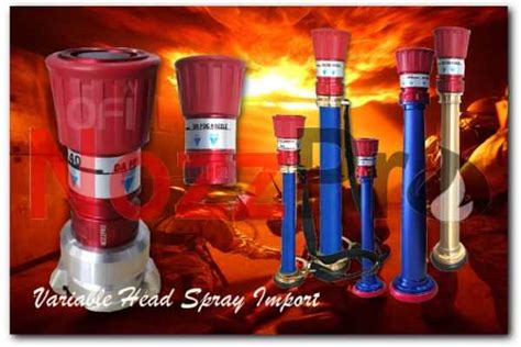 Aluminium Variable Head Spray Nozzle Import Dpi Pemadam