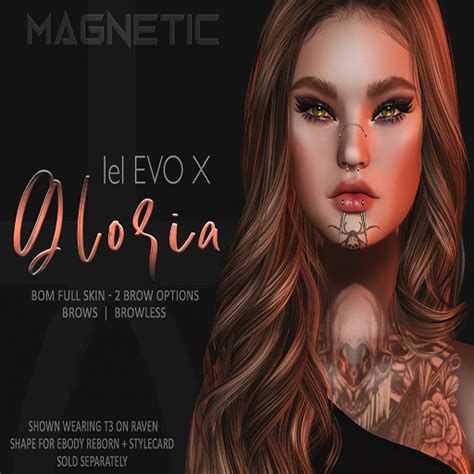 Second Life Marketplace Magnetic Gloria Skin Fatpack