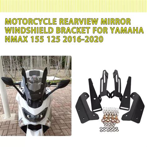 Motorcycle Rear Mirror Bracket Windscreen Winds Deflectors Windshield