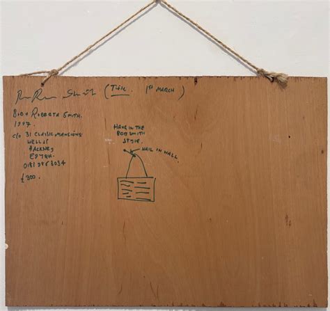 Bob And Roberta Smith 1st March 1997 Paul Stolper