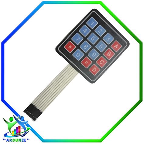 Modulo Teclado Matricial 4x4 Membrana