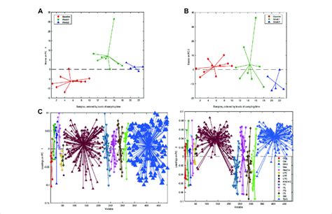 Overview Of The Lipidome In The Longitudinal Samples A Pca Score