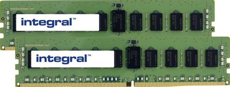 Integral 32gb 2x16gb Server Ram Module Kit Ddr4 3200mhz Geheugenmodule Ecc Bol