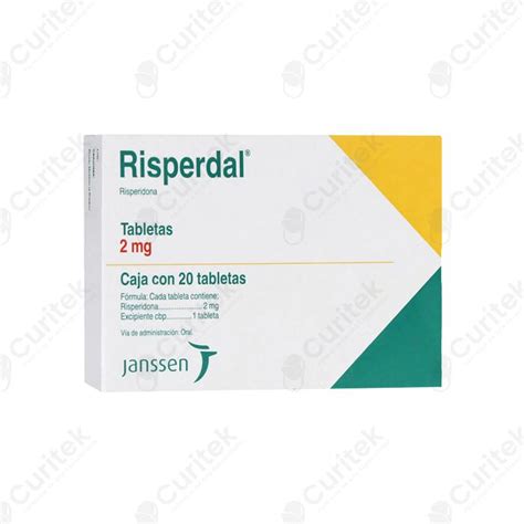 Risperdal 2 Mg 20 Tabletas