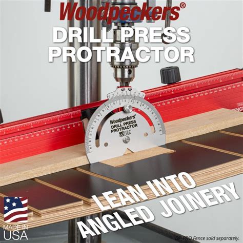 Woodpeckers Drill Press Protractor Drill Press Accessories