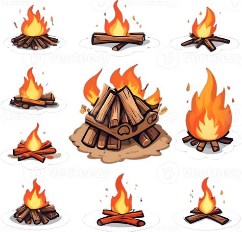 Campfire Ai Generative 33520642 Png