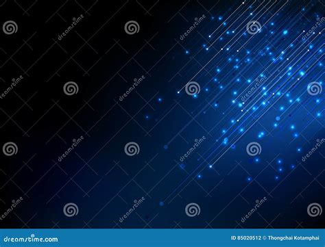 Vector Abstract Background Technology Illustration Communication Stock