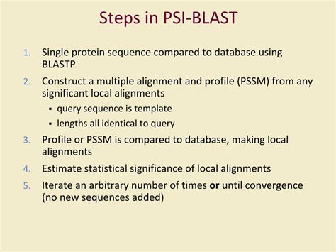 Ppt Multiple Sequence Alignments Advanced Blast Searches Powerpoint Presentation Id3721936