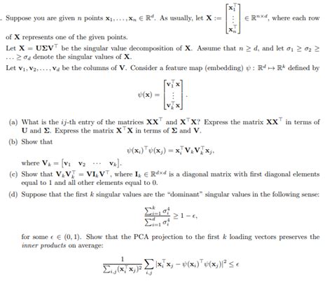 x 7 suppose you are given n points x1 x rd as