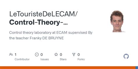 Github Letouristedelecamcontrol Theory Laboratory Control Theory