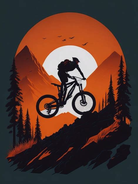 Premium Photo Cyclists In Sunset