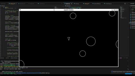 Asteroids In Pygame Working On Making This Playable On The Web For Now Paul Costanza Asteroids In Pygame Working On Making This Playable On The Web For Now Paul Costanza