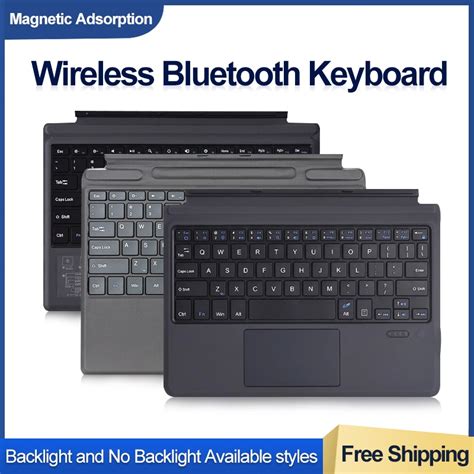 Microsoft Surface Pro3 4 5 6 7 7 8 9 10 11 X Go123 Wireless Bluetooth Keyboard Type Cover With