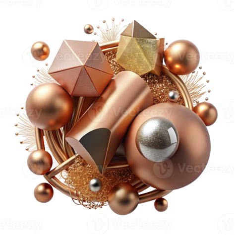 Serene Traditional Copper Texture High Definition Cutout For Print