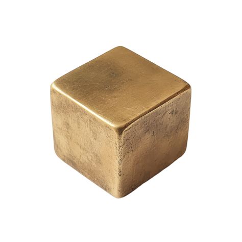 A Solid Cube Rests In A Dark Void Its Metallic Surface Reflects Light Emphasizing Its Geometric