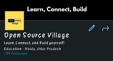Open Source Village On Linkedin Opensource Community Discord Learning Edtech Startup