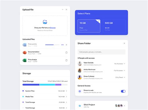 Widgets From File Upload Product By Slick On Dribbble