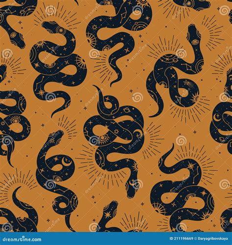 Seamless Snake Texture Animal Skin Pattern Vector Anthracite Snake