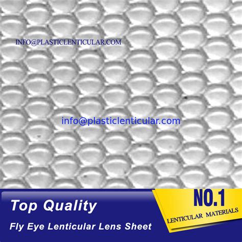 Plastic Lenticular 80lpi 0 45mm Dot Lens Sheet Fly Eye Lenticular Sheet