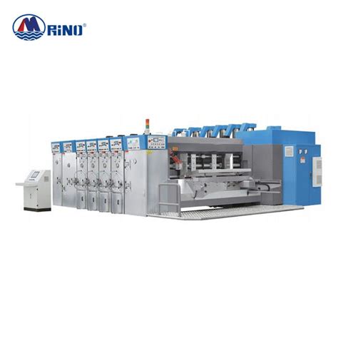 Ceramics Two Color Carton Box Printing Machine Die Cutting Stacking