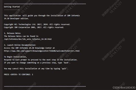 Linux下搭建informix Csdn博客 Linux下搭建informix Csdn博客
