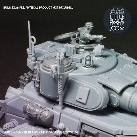 🔫 Sows Servitor Operated Weapons System For Rogal Dorn Tank・ 3d File For 3d Printing・cults