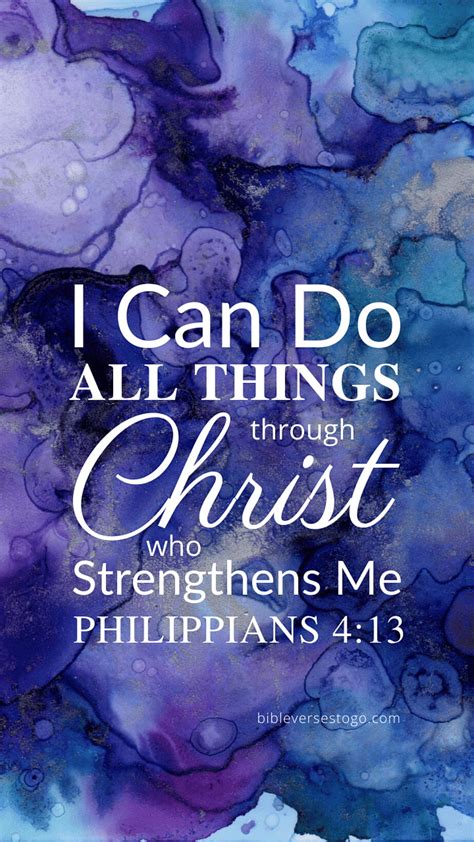 I Can Do All Things Through Christ Who Strengthens Me Iphone Wallpaper