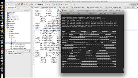 Donutc Obfuscated C Program Youtube