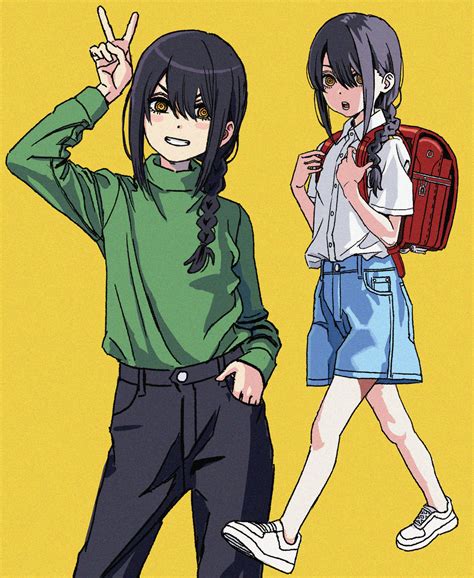 Nayuta Chainsaw Man Drawn By Shiren Ourboy Danbooru