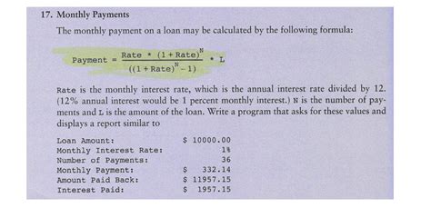 Solved Program 2 Mortgage Calculation For A More Complex