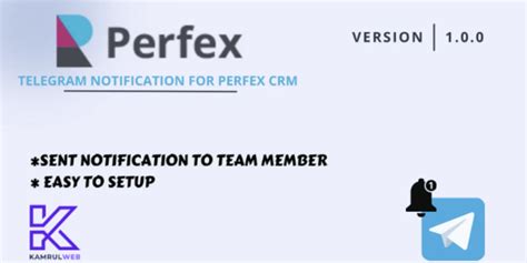 Telegram Notification Perfex Crm Scriptworld