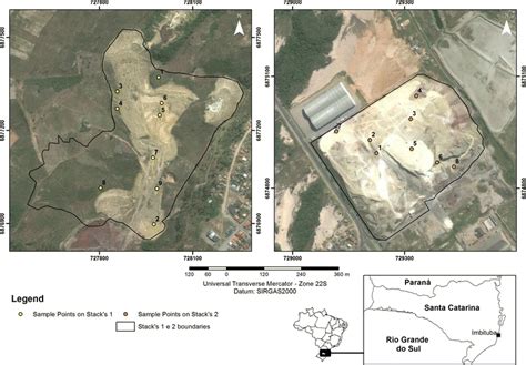 Sampling Point Locations For Stack I And II Download Scientific Diagram