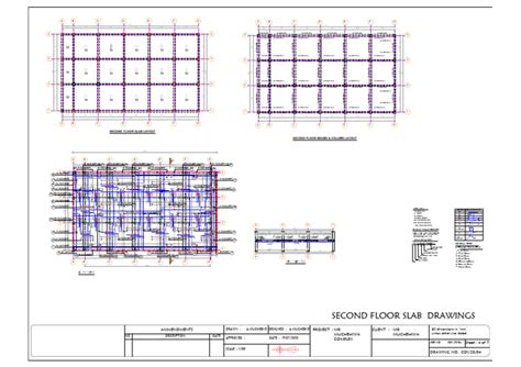 2nd Floor Slab Beams And Column Layout Slab Drawings Pdf