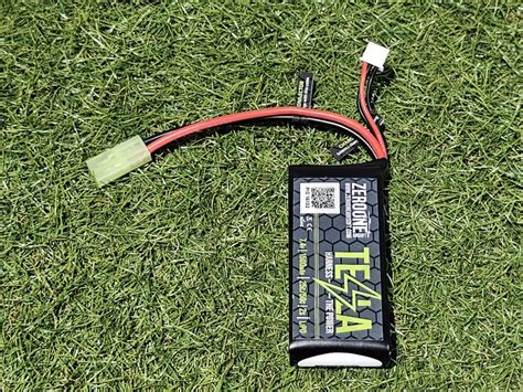 Zo Tesla Battery 7 4v 1500mah 25c Lipo For Peq Zero One Airsoft
