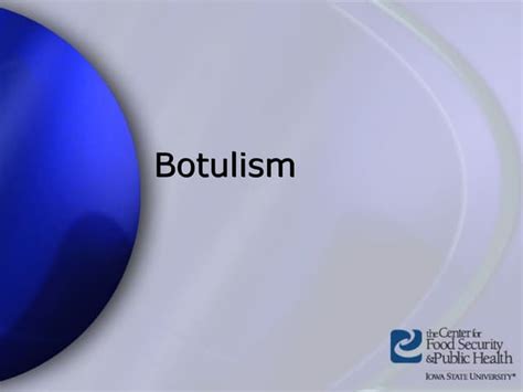 Botulism Ppt