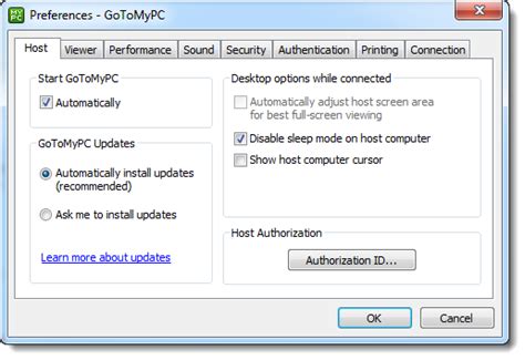 How Do I Change My Host Preferences Gotomypc Support