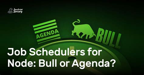 Job Schedulers For Node Bull Or Agenda Appsignal Blog