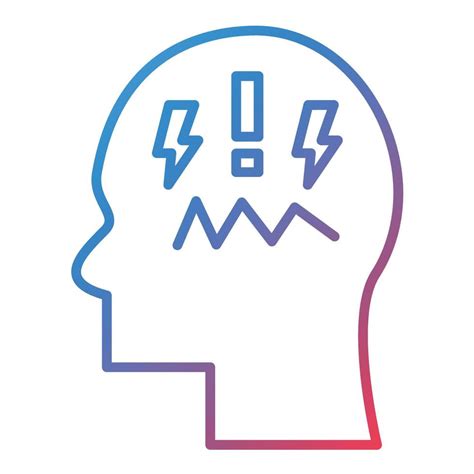 Anger Line Gradient Icon 18718550 Vector Art At Vecteezy
