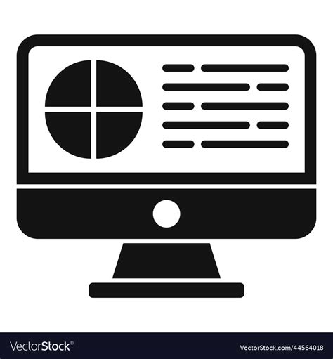 Market Segmentation Icon Simple Segment Royalty Free Vector