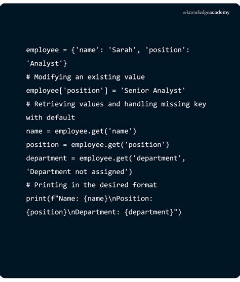 Python Dictionaries A Comprehensive Guide