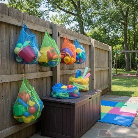 15 Outdoor Toy Storage Ideas To Organize Your Backyard