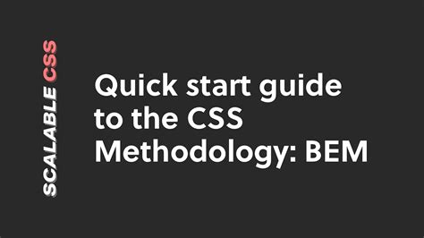 Bem Methodology In Css A Quick Start Guide By Tom Ray Itnext