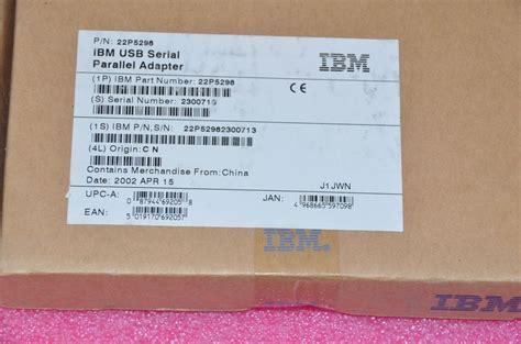 IBM USB Serial Parallel Adapter IBM Free Download Borrow And Streaming Internet Archive