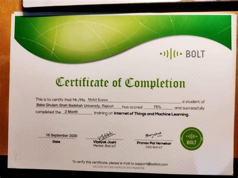 Mohit Kumar On Linkedin In 2020 I Embraced Bolt Iot Platforms Online Course Mastering Iot Ml …