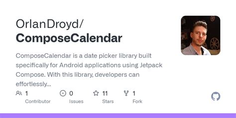 Github Orlandroydcomposecalendar Composecalendar Is A Date Picker Library Built Specifically