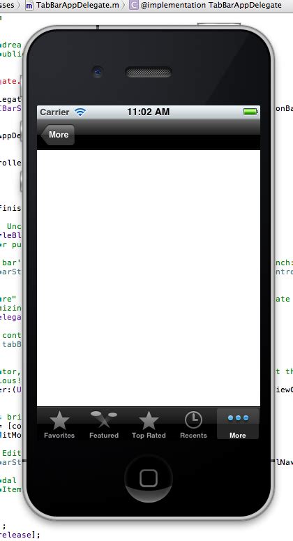 Iphone Uitabbarcontroller With Morenavigationcontroller Poptorootviewcontroller Issue
