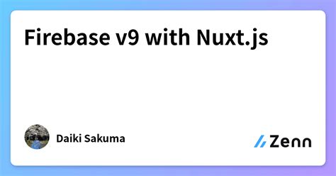 firebase v9 with nuxt js