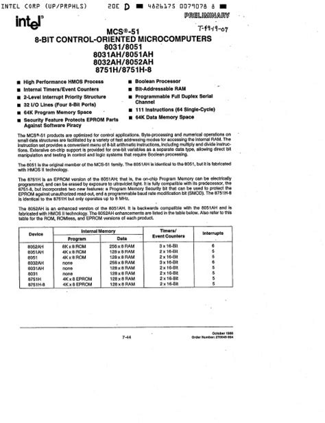 Embedded System With Microcontroller Book 8051 Microcontroller Datasheet