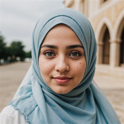 Premium Photo Cute Muslim Girl In Hijab